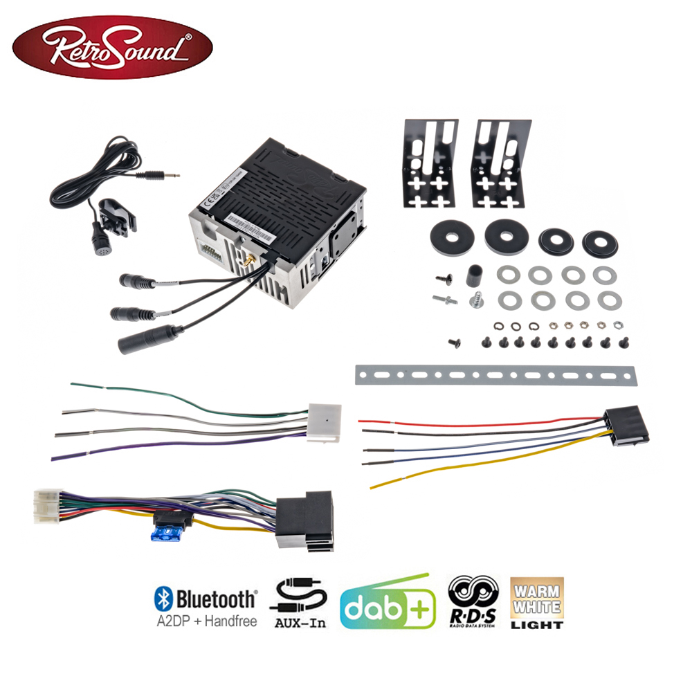 RETROSOUND RSD-BECKER-BLACK-1DAB-1 "MOTOR-1DAB-1" DAB+ Komplett-Set ...