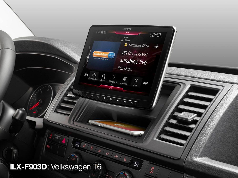 Alpine iLX-F903D Autoradio mit DAB+, 9-Zoll Display mit 1-DIN ...