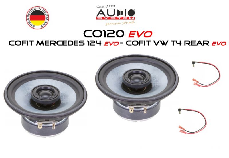 AUDIO SYSTEM COFIT MERCEDES W124 EVO 80W PERFECT FIT COAXIAL SYSTEM ...